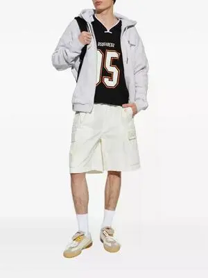 Dsquared2 Ripstop Cargo Shorts With Logo Detail