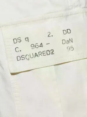 Dsquared2 Ripstop Cargo Shorts With Logo Detail