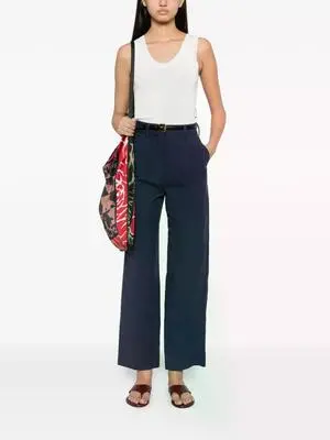 BLAZÉ MILANO Pleated Straight-leg Trousers