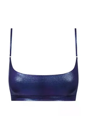 MAISON CLOSE Adjustable-strap Bikini Top - Blue