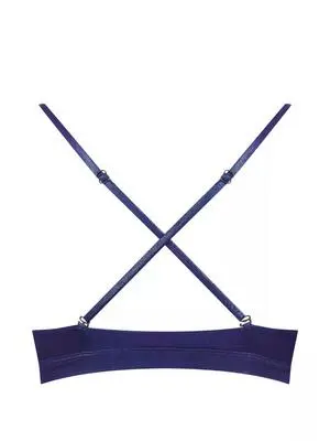 MAISON CLOSE Adjustable-strap Bikini Top - Blue