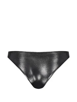 MAISON CLOSE Metallic-effect Bikini Bottom