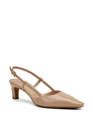 FRAU Semi-polished Leather Slingbacks