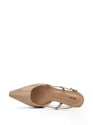 FRAU Semi-polished Leather Slingbacks