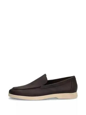 FRAU Grained Leather Loafers