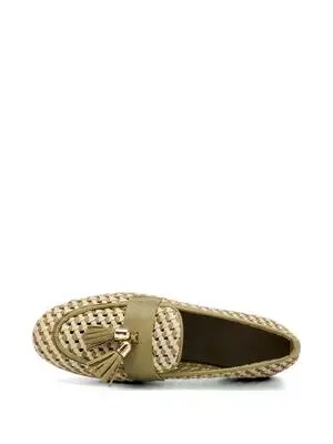 FRAU Loafers With Tassel Detail - Green