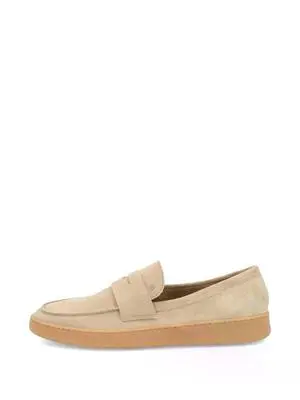 FRAU Saddle Detail Loafers - Neutrals