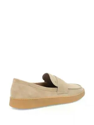 FRAU Saddle Detail Loafers - Neutrals