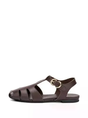FRAU Buckled Fisherman Sandals - Brown