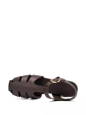 FRAU Buckled Fisherman Sandals - Brown