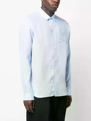 Philipp Plein Long-sleeve Linen Shirt