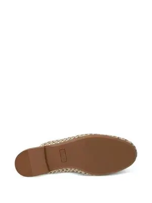 FRAU Woven Mules With Tassel Detail - Neutrals