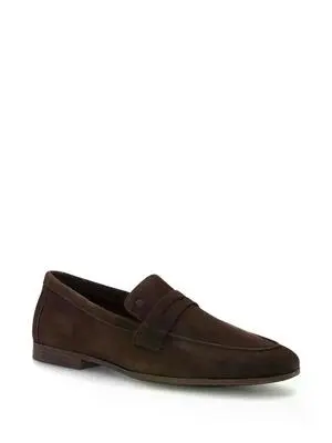 FRAU Deconstructed Suede Loafers - Brown