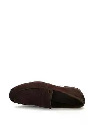 FRAU Deconstructed Suede Loafers - Brown