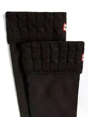 Hunter Cable-knit Cuff Socks