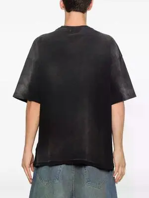 KAMIYA Graphic-print Faded-effect T-shirt