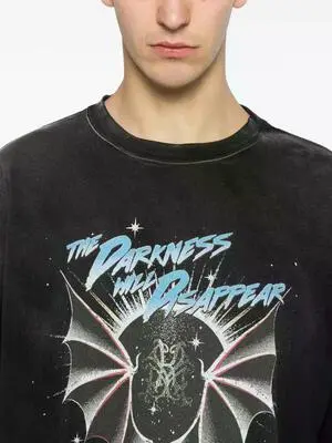 KAMIYA Graphic-print Faded-effect T-shirt