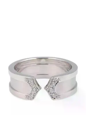 Cartier C2 Diamond Ring - Silver
