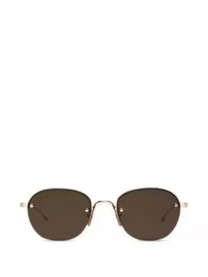 Thom Browne Semi-rimless Sunglasses - Gold