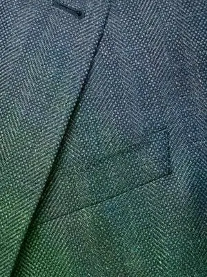 Canali Herringbone-pattern Suit - Blue