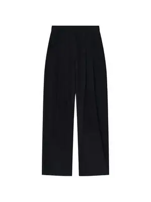Nanushka Seka Tapered-leg Silk Trousers