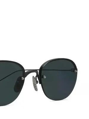 Thom Browne Round Frame Sunglasses - Black