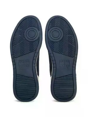 Tommy Hilfiger Panelled Logo-patch Sneakers - Blue