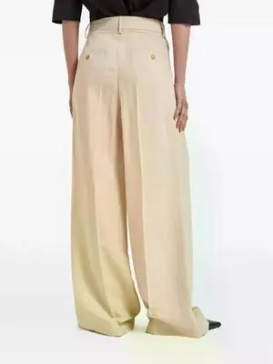 Max Mara Pleated Wide-leg Trousers