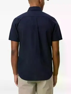 LES DEUX Konrad Short-sleeve Shirt - Blue