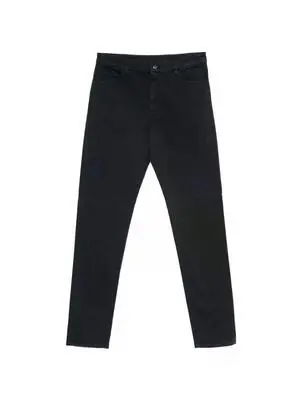 Canali Logo-patch Jeans - Blue
