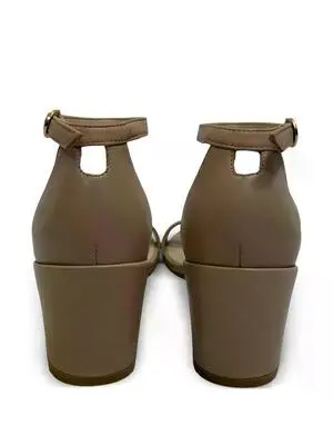 STUART WEITZMAN Nudist Block Sandals - Neutrals