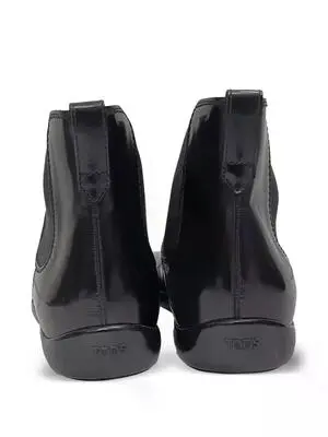 TOD'S Vintage Patent Leather Ankle Boots