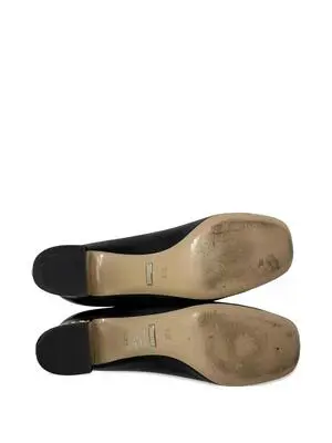 Gucci Leather Block-heel Pumps