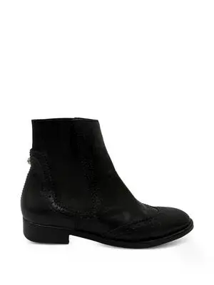Balenciaga Perforated Wingtip Chelsea Boots