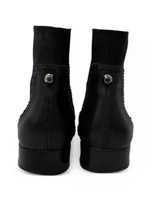 Balenciaga Perforated Wingtip Chelsea Boots
