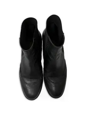 Balenciaga Perforated Wingtip Chelsea Boots