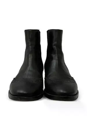 Balenciaga Perforated Wingtip Chelsea Boots