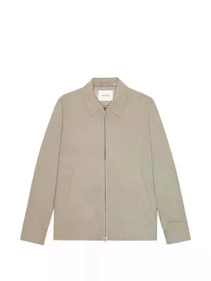 LES DEUX Como Zip-up Bomber Jacket - Neutrals