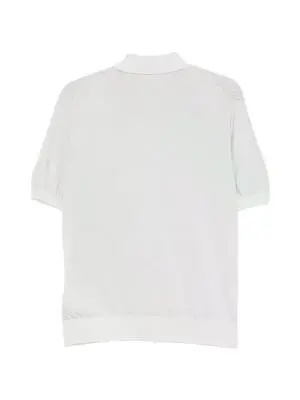 Fedeli Textured-knit Polo Shirt