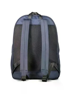 Tommy Hilfiger Logo-lettering Front-pocket Backpack - Blue