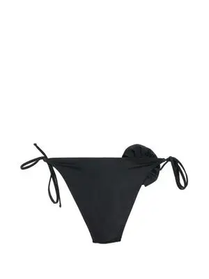 Moschino Floral Appliqué Side-tie Bikini Bottoms