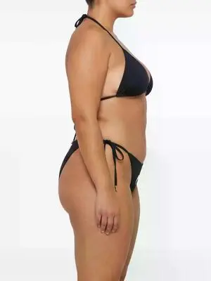 MARINE SERRE Embroidered Moon Triangle Bikini Set