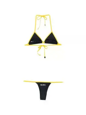 Attico Logo-print Triangle Bikini