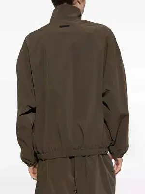 Fear Of God Essentials Logo-embroidered Half-zip Sweatshirt