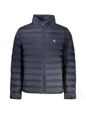 Calvin Klein Quilted Hooded Jacket - Blue