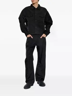 Fear Of God Spread Collar Logo-patch Shirt Jacket