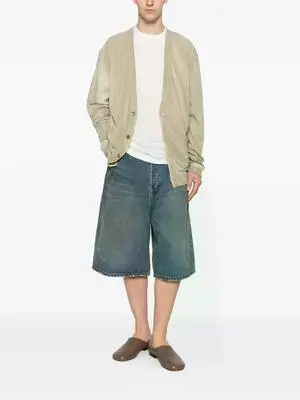 SSSTEIN Faded Distressed-effect Shorts