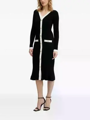 Guess Ribbed-knit Midi Dress