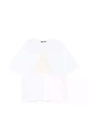 Jacquemus Voilier Embroidered-logo T-shirt - Brown
