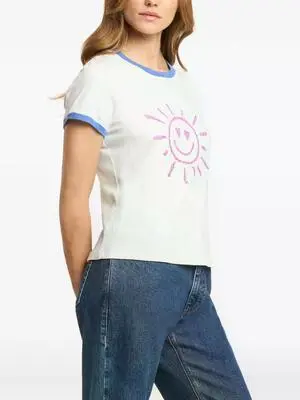 Cinq À Sept Rhinestone-embellished T-shirt - White